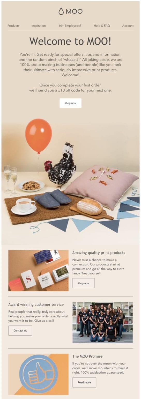 21 Best Welcome Email Examples to Engage Customers in 2020