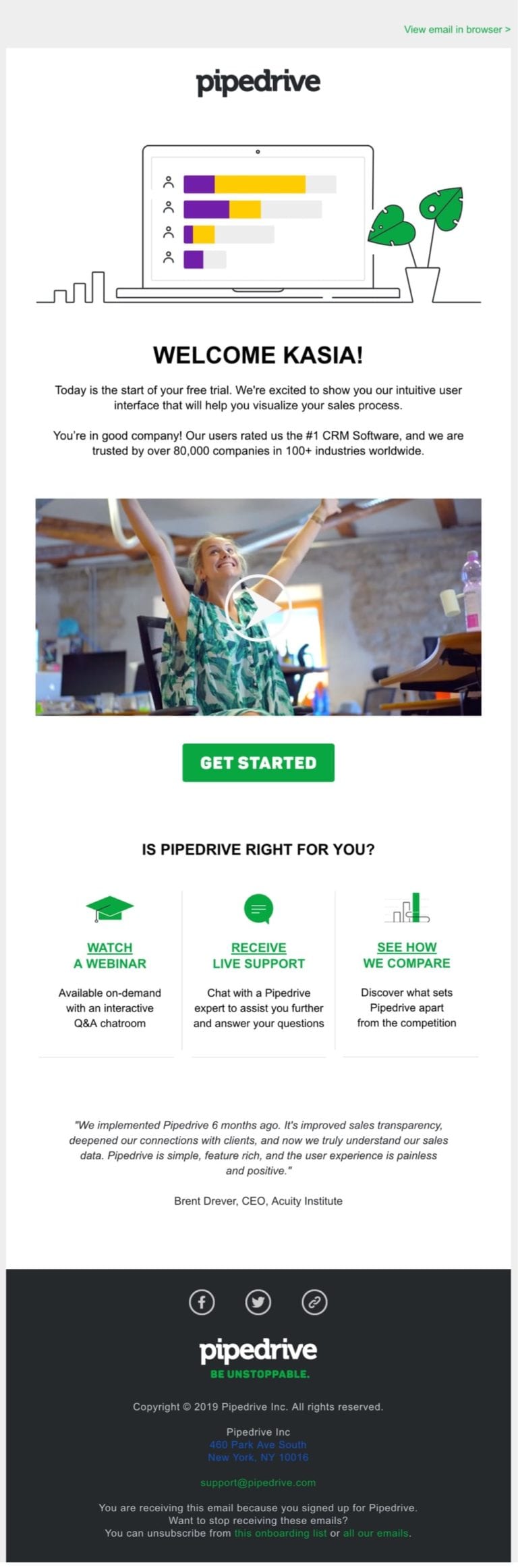 21 Best Welcome Email Examples to Engage Customers in 2020